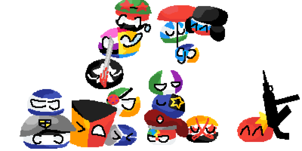 Countryball Map :D - Pixilart