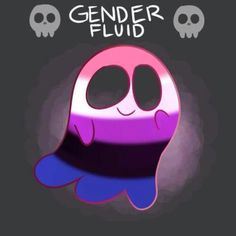 Pixilart - Gender Fluid Ghost uploaded by Kartoonist