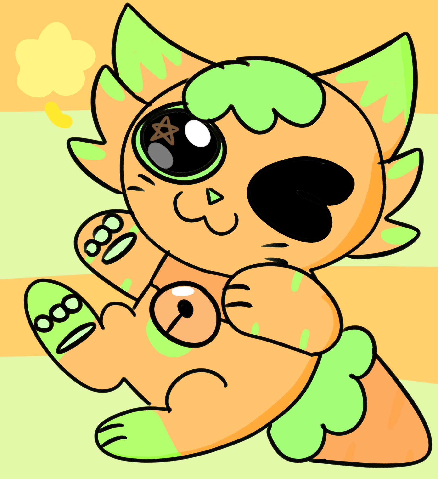 Pixilart - Carot cat uploaded by Tea-Tea