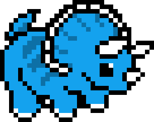 Pixilart - Triceratops GIF uploaded by cdcMully