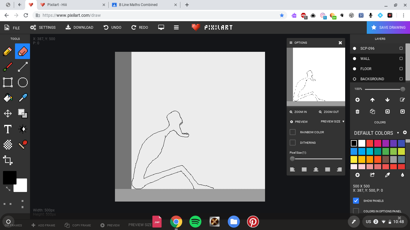 Pixilart - SCP-096 (work in progress) uploaded by Jazz