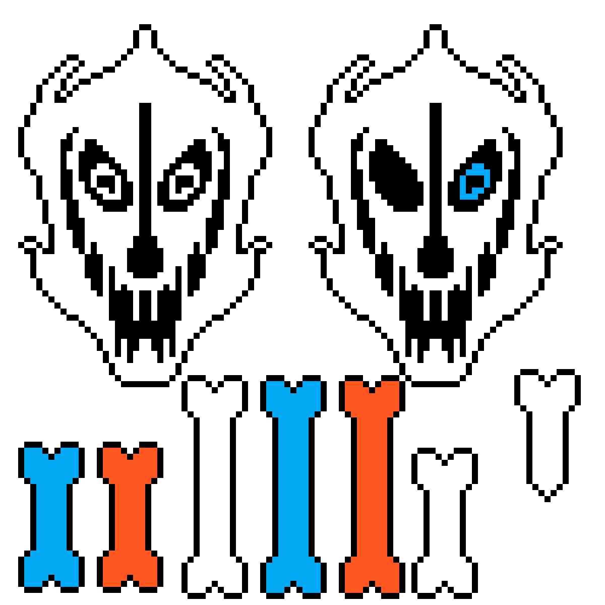Pixilart - Bone attack uploaded by Rninja101