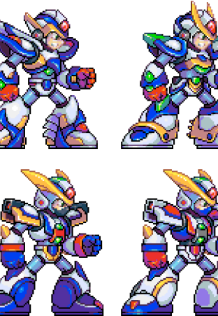 Pixilart - mega man x armors 2 uploaded by META-THE-OMEGA