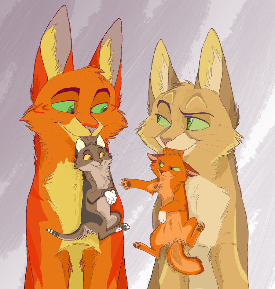 Warrior Cats Sandstorm And Firestar Mating