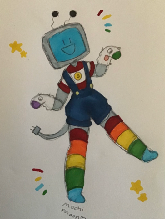 Pixilart - Tv head uploaded by mochimoon