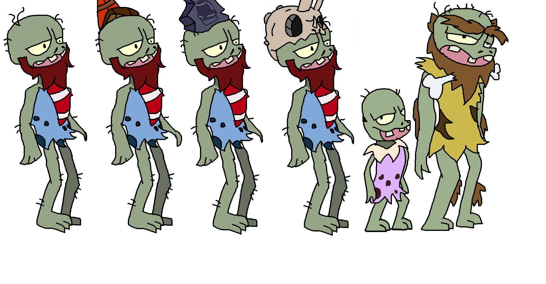 Pixilart - pvz 2 jurassic marsh zombies uploaded by julaino
