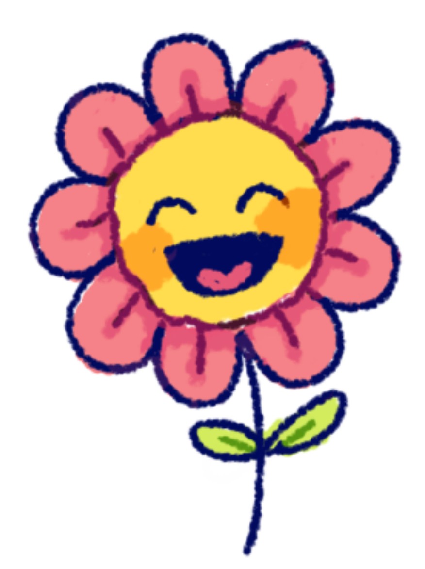 Pixilart - smiling flower uploaded by swagginton