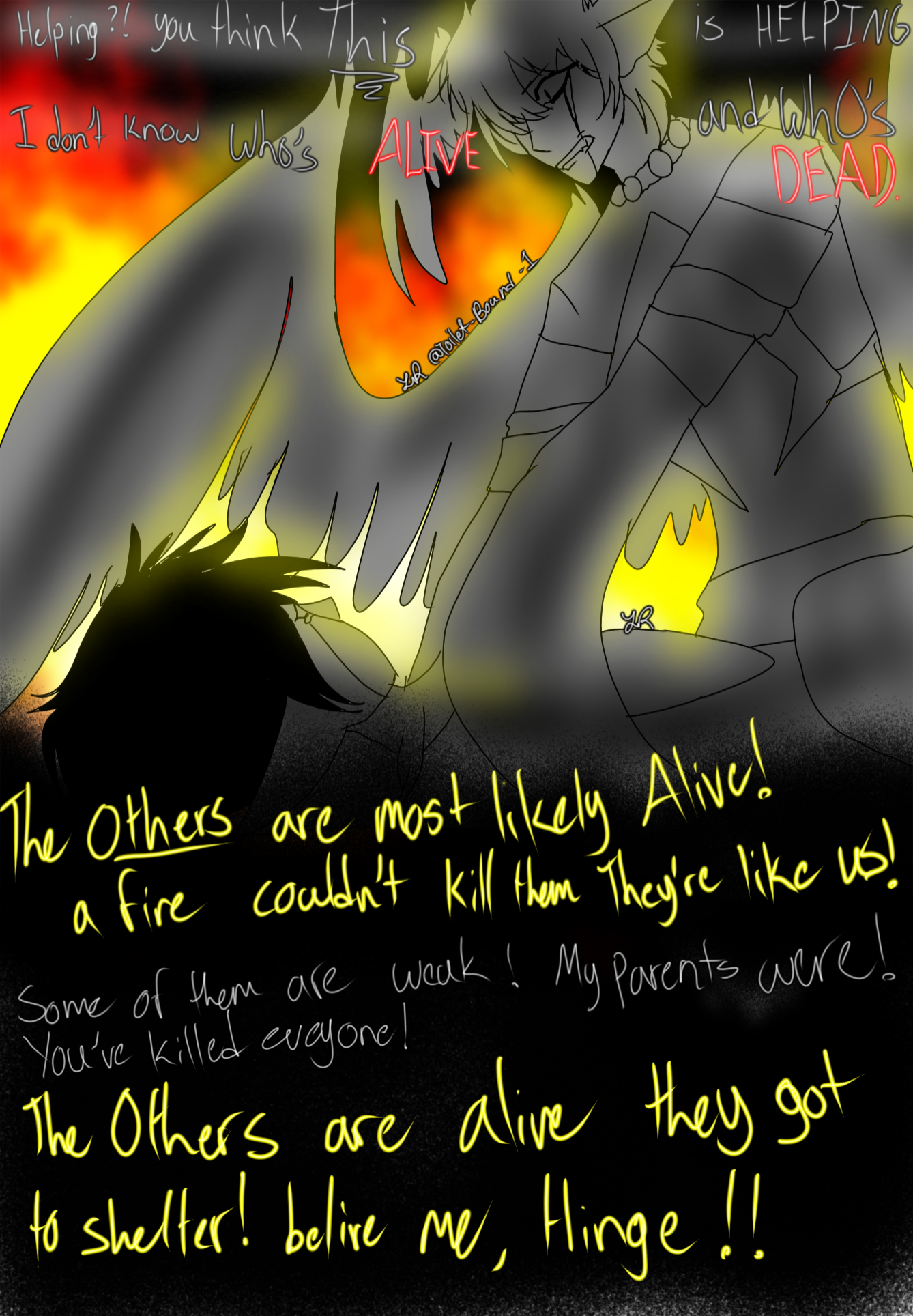 Pixilart - Yay more angst uploaded by Toilet-Bound-1