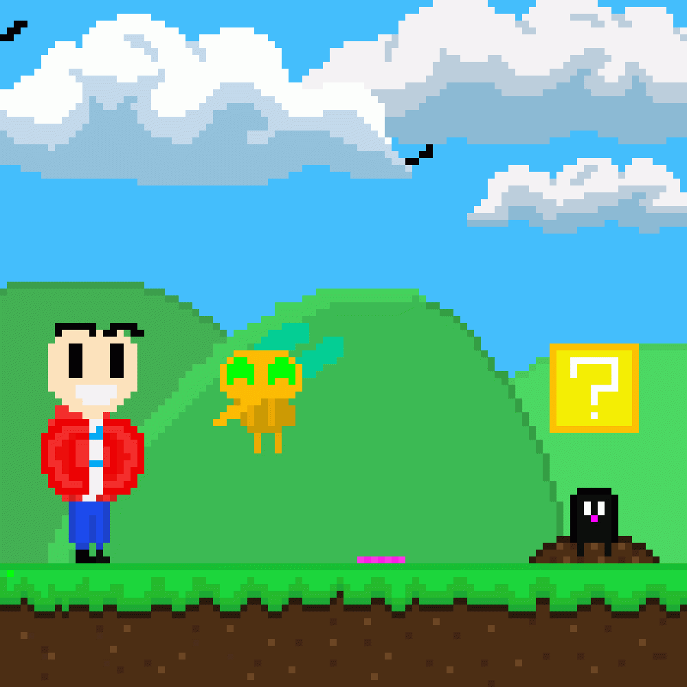 Pixilart - A GAME GIF! uploaded by Grajen