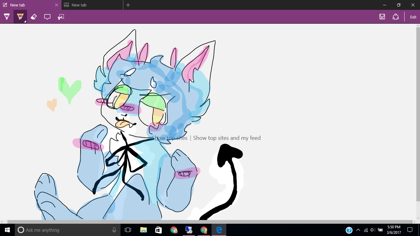 Pixilart - colored microsoft edge drawinng (2) uploaded by Shrimp-Chips