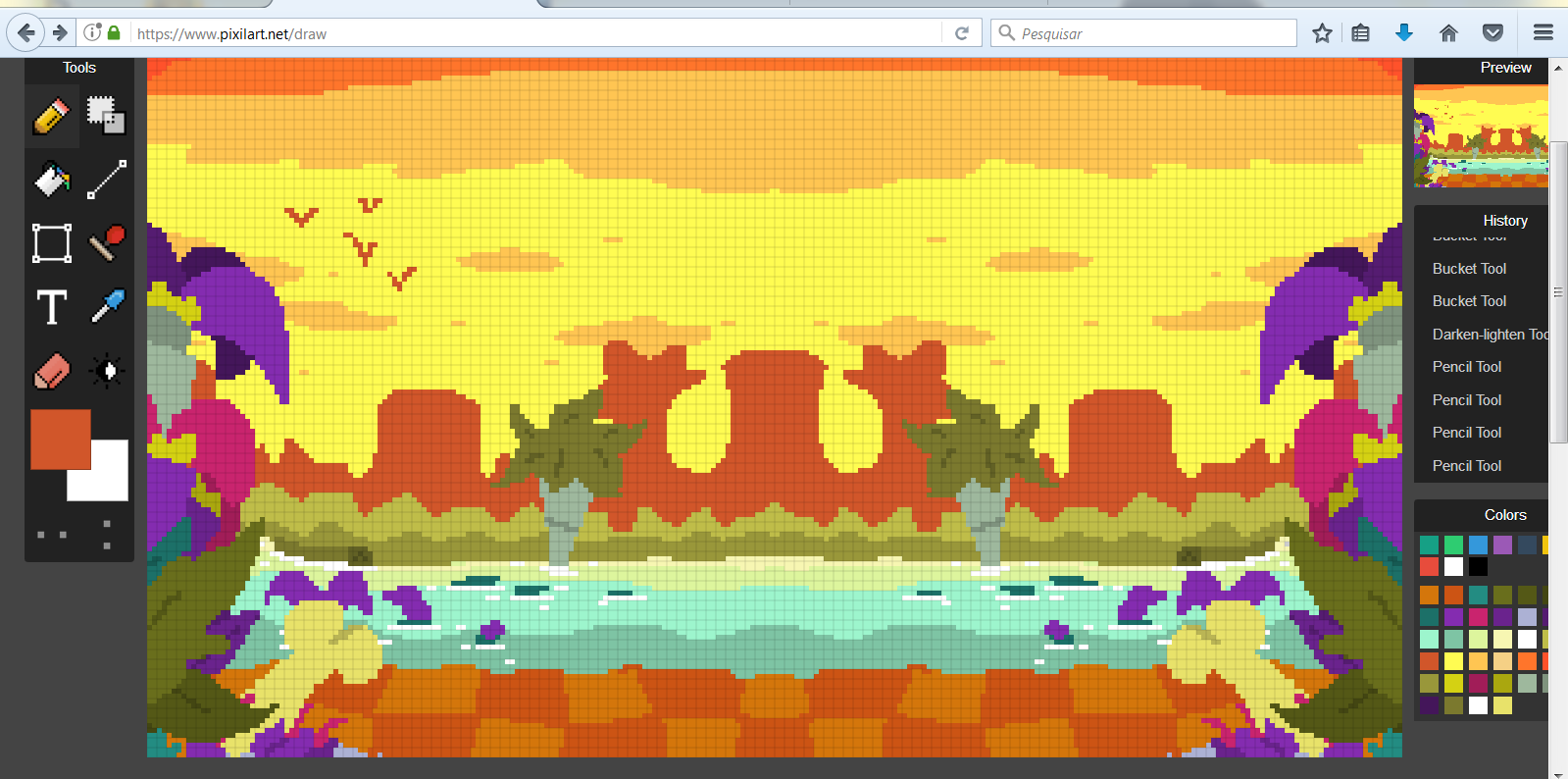 Pixilart - Jurassic marsh wip uploaded by julaino