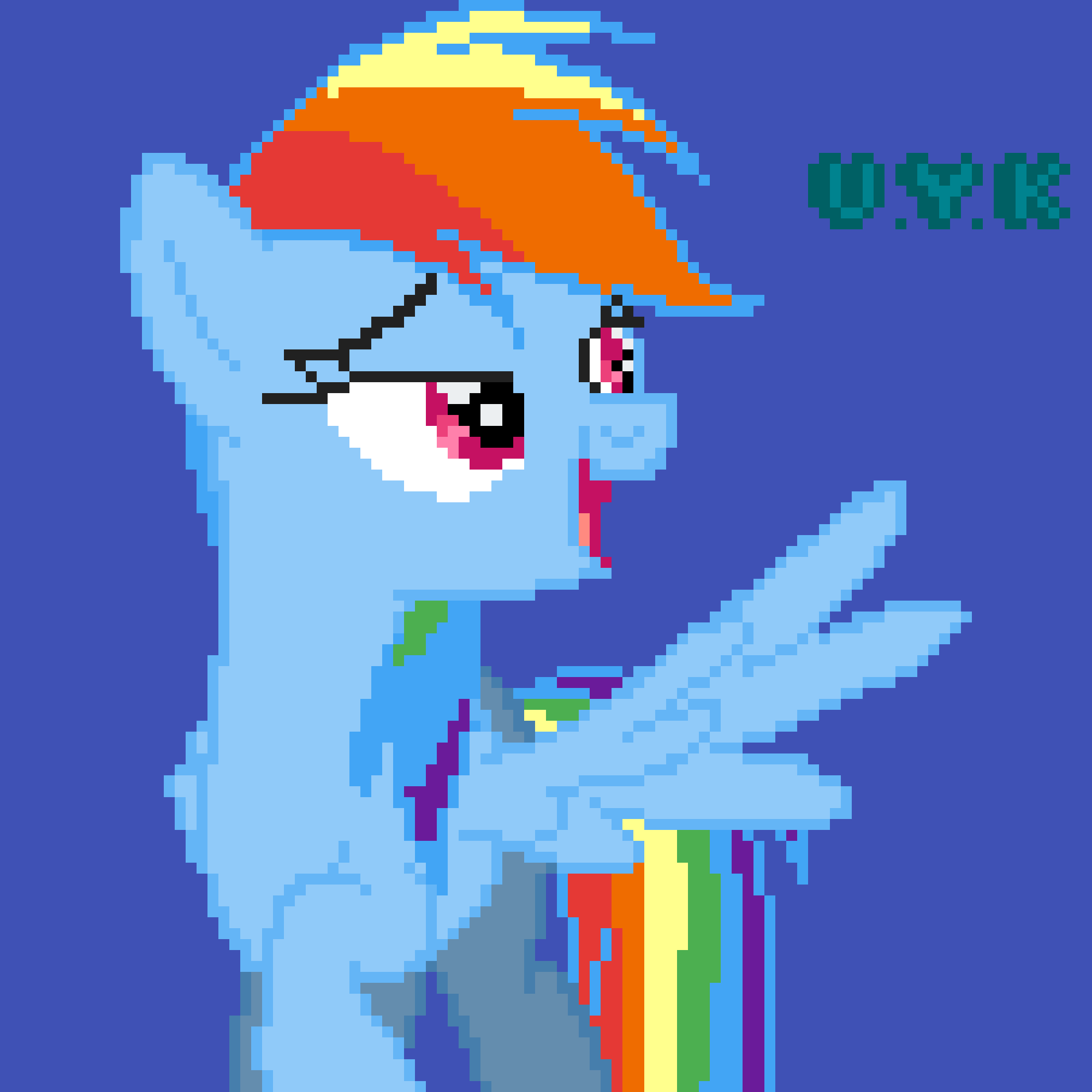 Pixilart - Rainbow Dash uploaded by YaKoUv