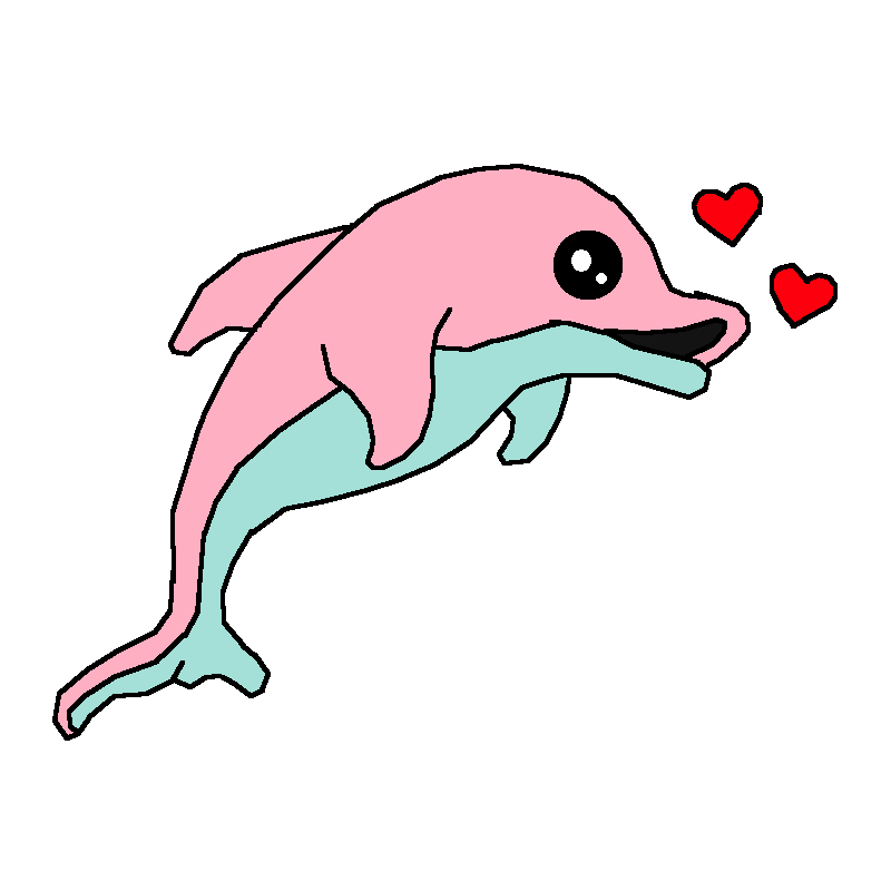 Pixilart - dolphin uploaded by LillianHPotter