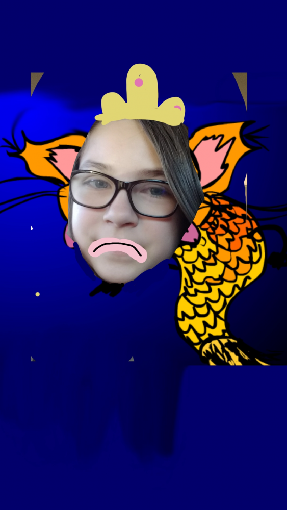 Pixilart - Me merged with a grumpy catfish uploaded by CoolKawaiiKitty