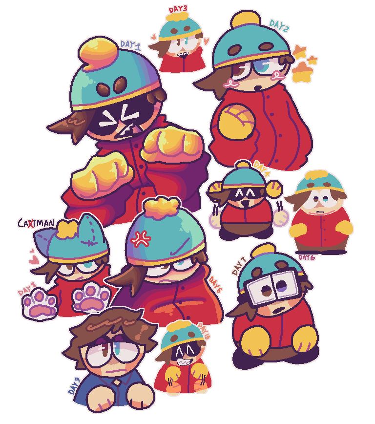 Pixilart - Cartman doodles uploaded by Depreso