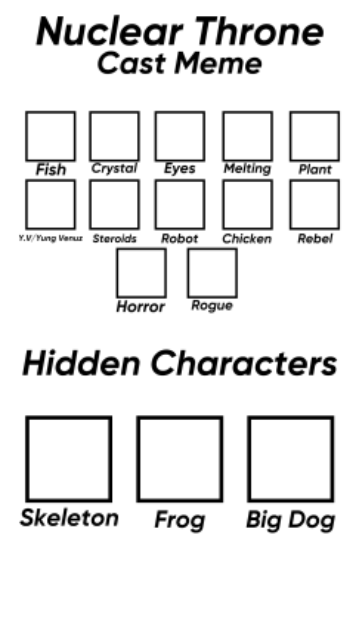 Cast List Memes Cast List, Saturday Sunday… And Monday (1998)