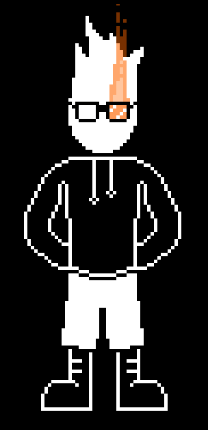 Pixilart - Grillby As Sans Sprite uploaded by HarmlessBleach