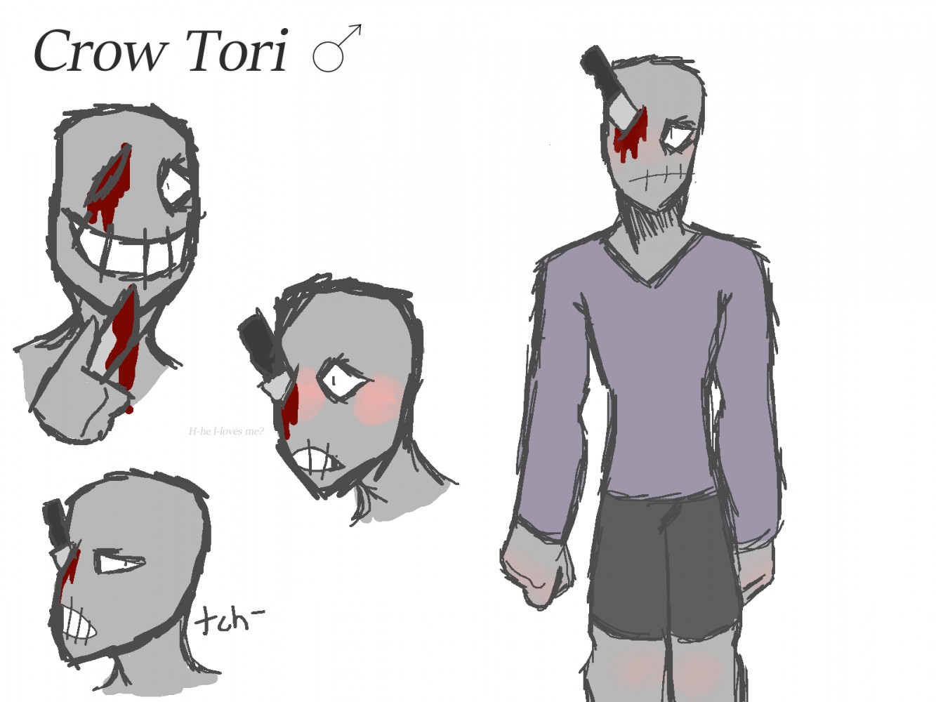 Pixilart - Crow Tori Reference uploaded by AngelMilk