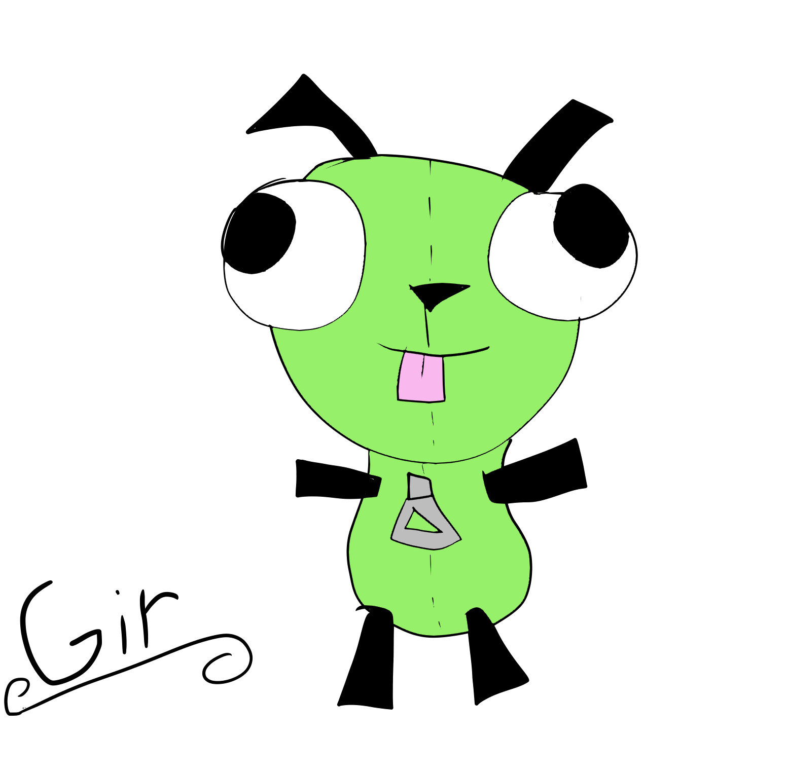 Pixilart - Gir uploaded by TenderHeart676