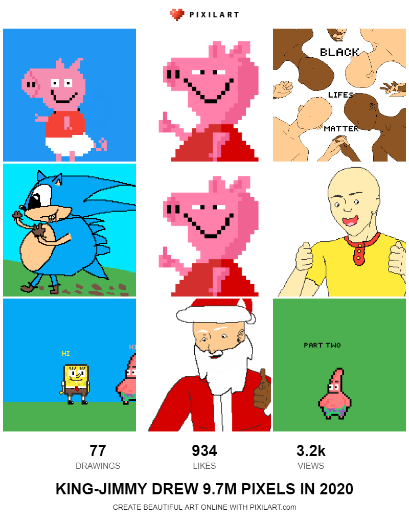 Pixilart - Pixilart Best Nine uploaded by King-Jimmy