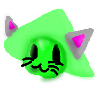 Pixilart - peridot version cat uploaded by julaino