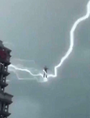 Pixilart - cursed lightning dude uploaded by ImKindaFresh
