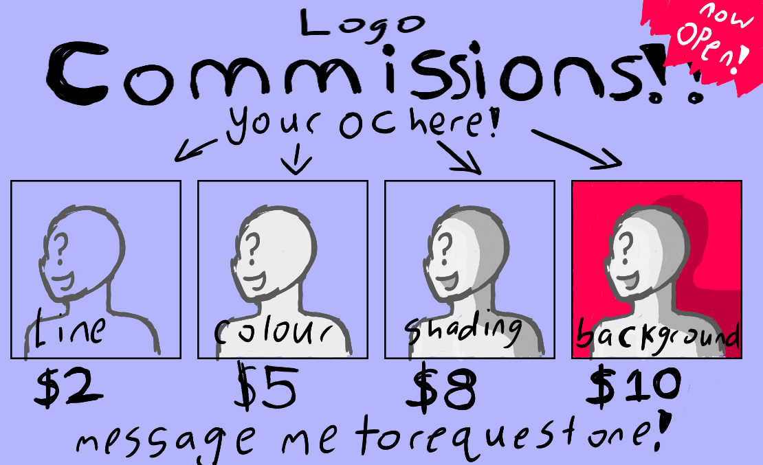 Pixilart - LOGO COMMISSIONS OPEN NOW!! uploaded by LoganBerry