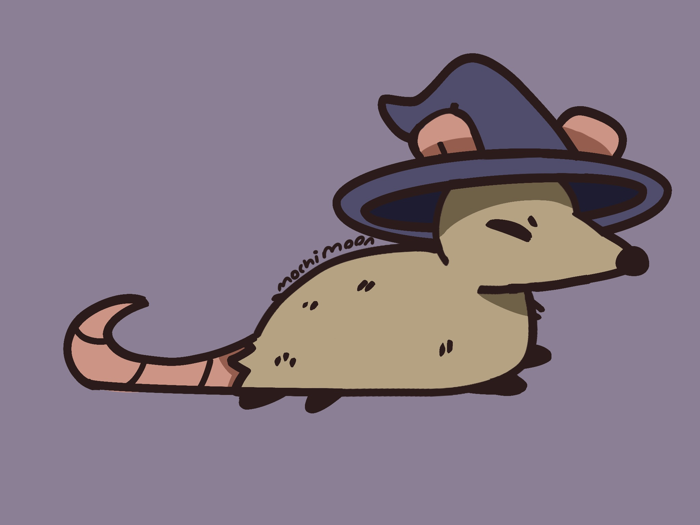 Pixilart - Witch rat uploaded by mochimoon