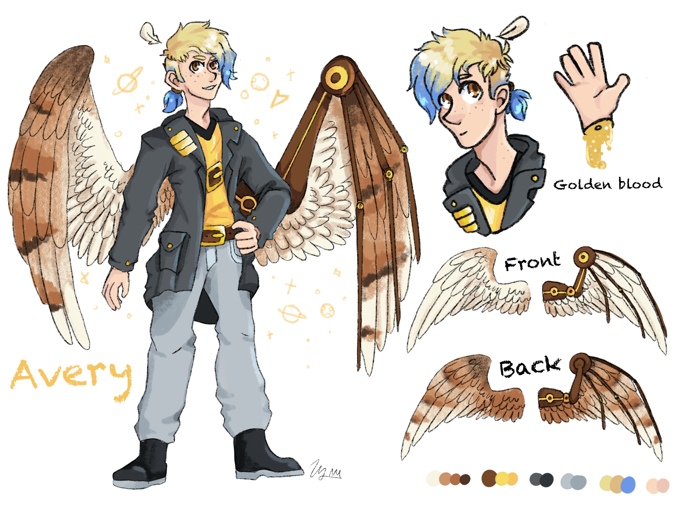 Pixilart - Avery Ref Sheet uploaded by dragonkey