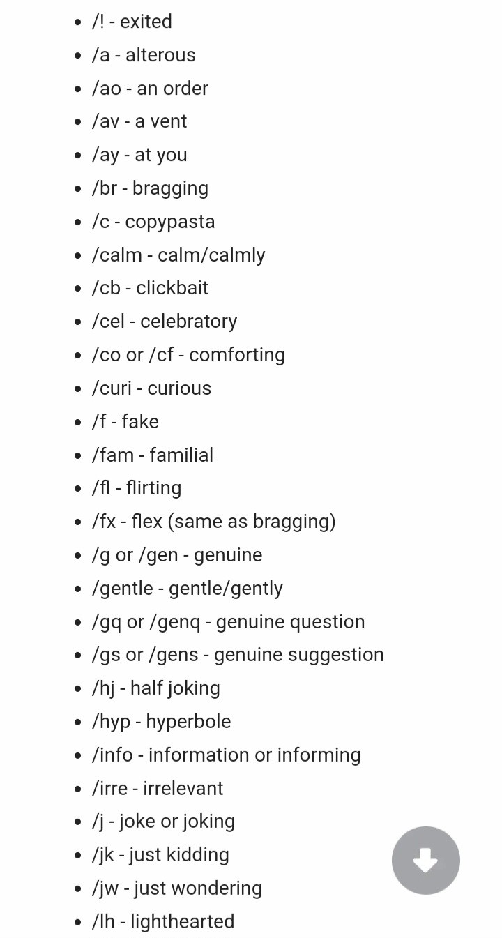 Pixilart - Tone tags list !!! uploaded by LavenderRaptor