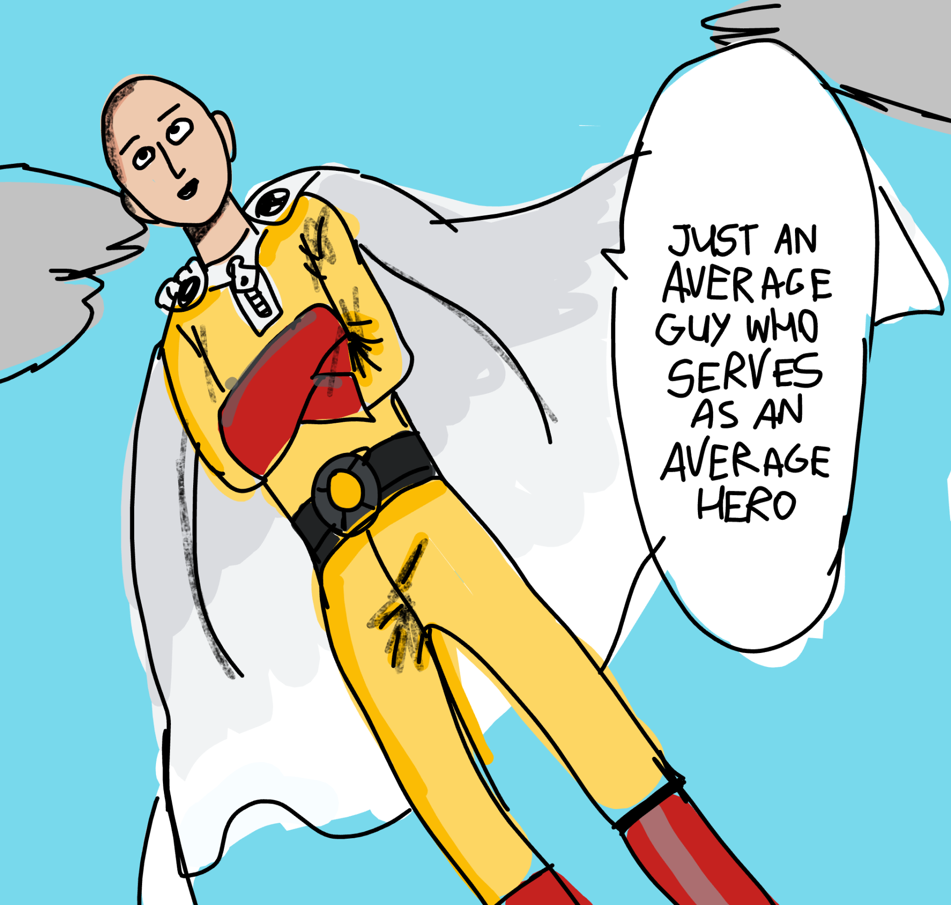 Pixilart - Average Hero uploaded by AnimeColorer
