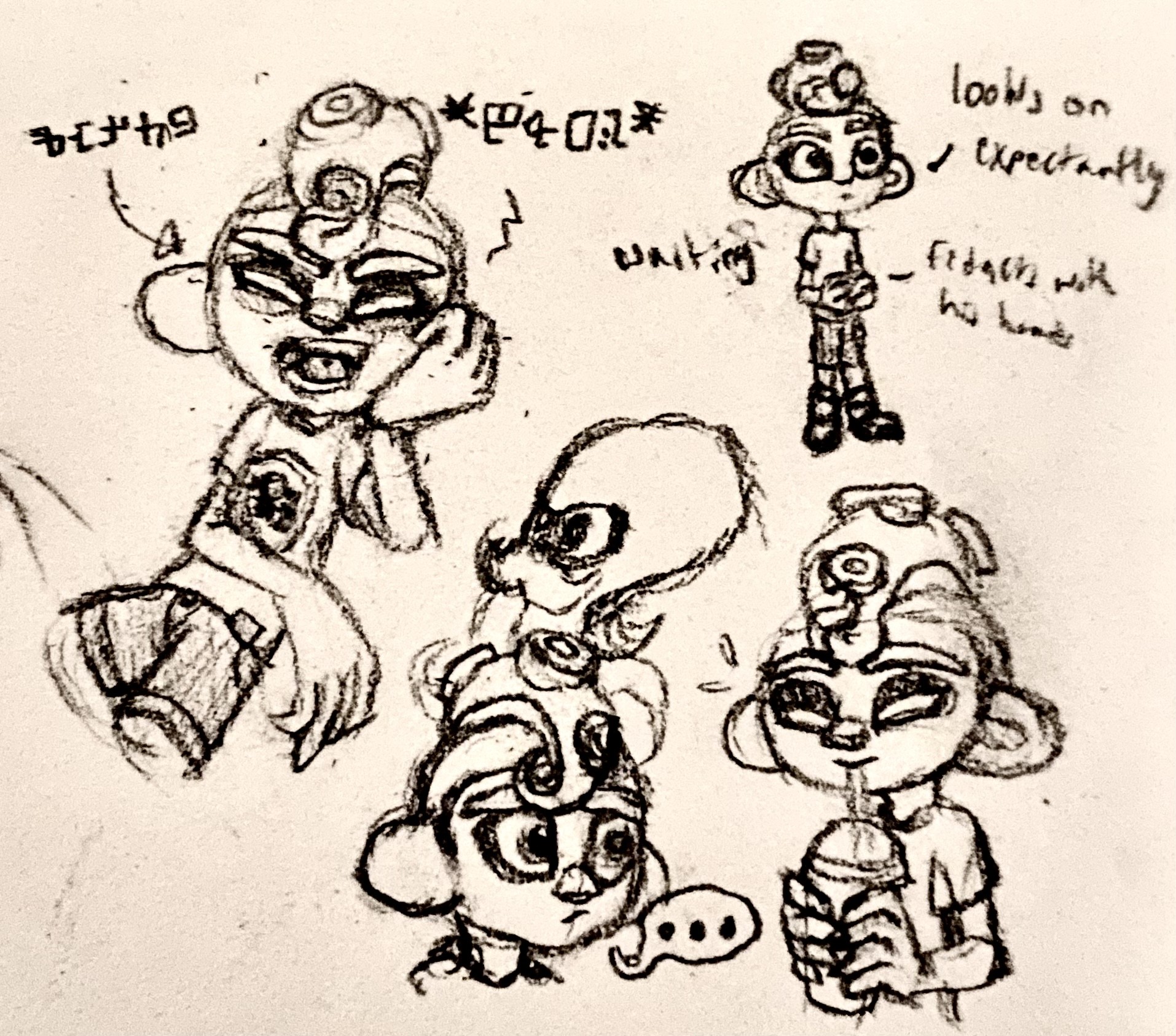 Pixilart - Splatoon doodles uploaded by Flashwing3899