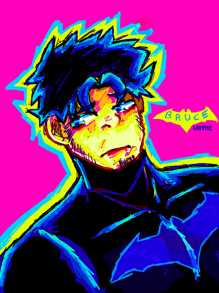Pixilart - BRUCEwayne! uploaded by D33RZET