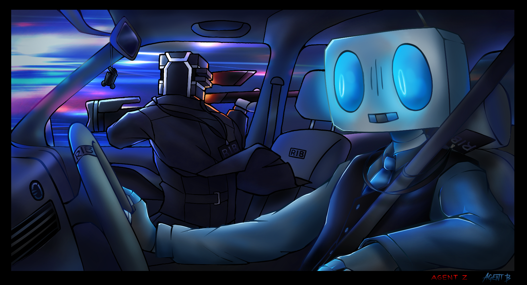 Pixilart - Bridge Chase uploaded by RobotsInBlack