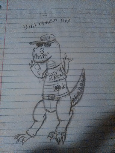 Pixilart - Dankasaurus Rex. uploaded by CrossoverQueen