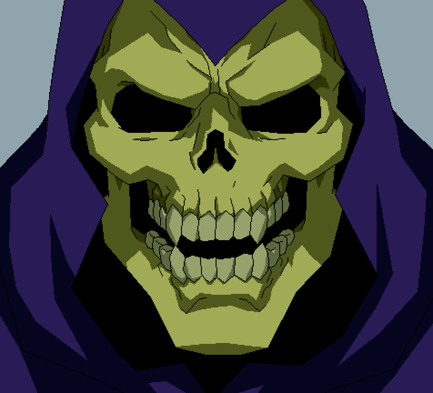 Pixilart - Skeletor uploaded by Skeletor-457