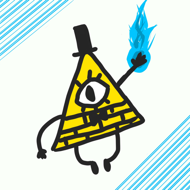 Pixilart - Bill Cipher uploaded by shinesparks