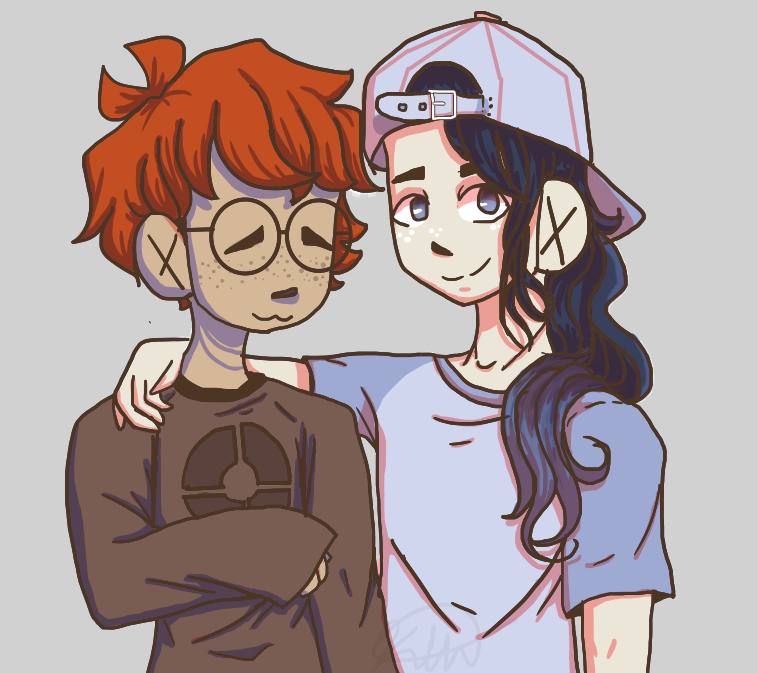 Pixilart - kip and willow (firealpaca uwu) uploaded by rynxx