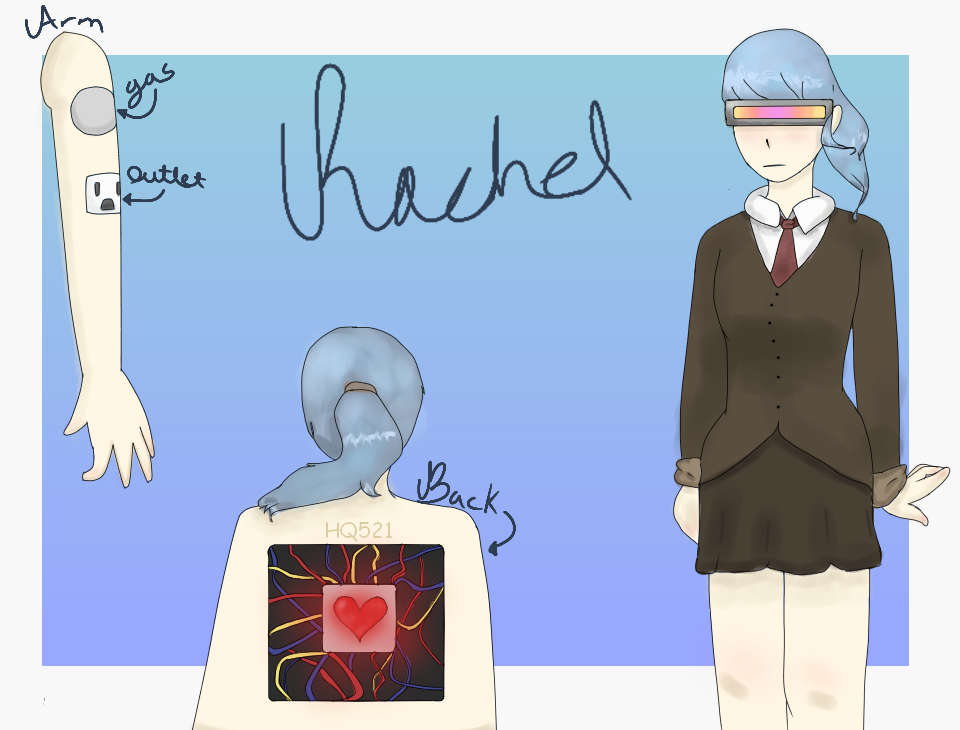 Pixilart - Rachel ref sheet uploaded by Sushi-Cat