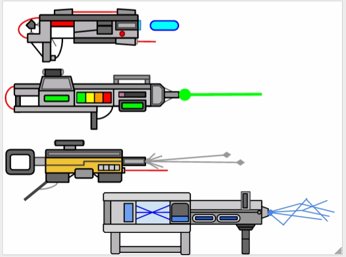 Pixilart - Random Guns I created uploaded by Pixil-Artist
