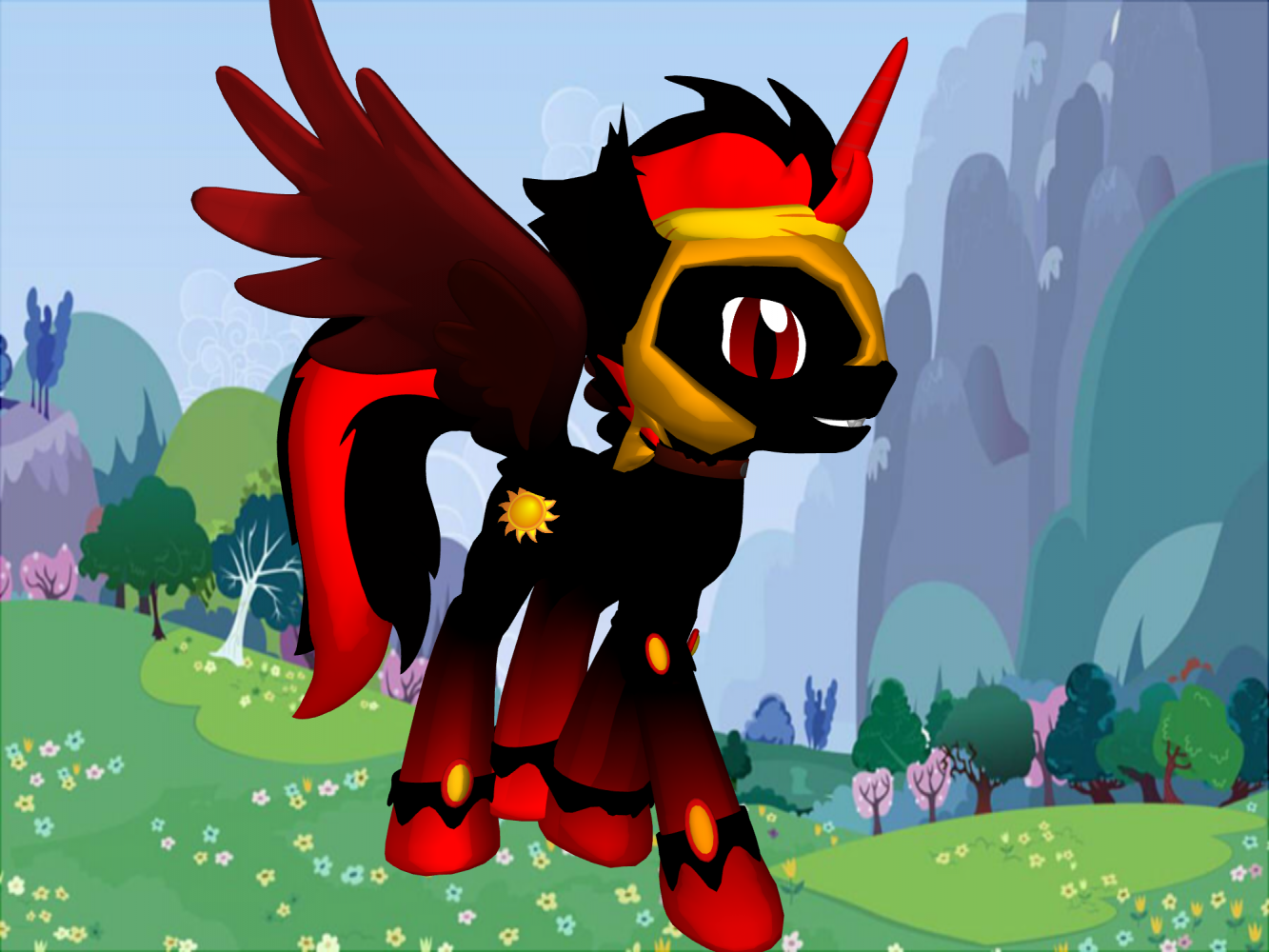 Pixilart - nightfall as a pony uploaded by CaptinMangletty