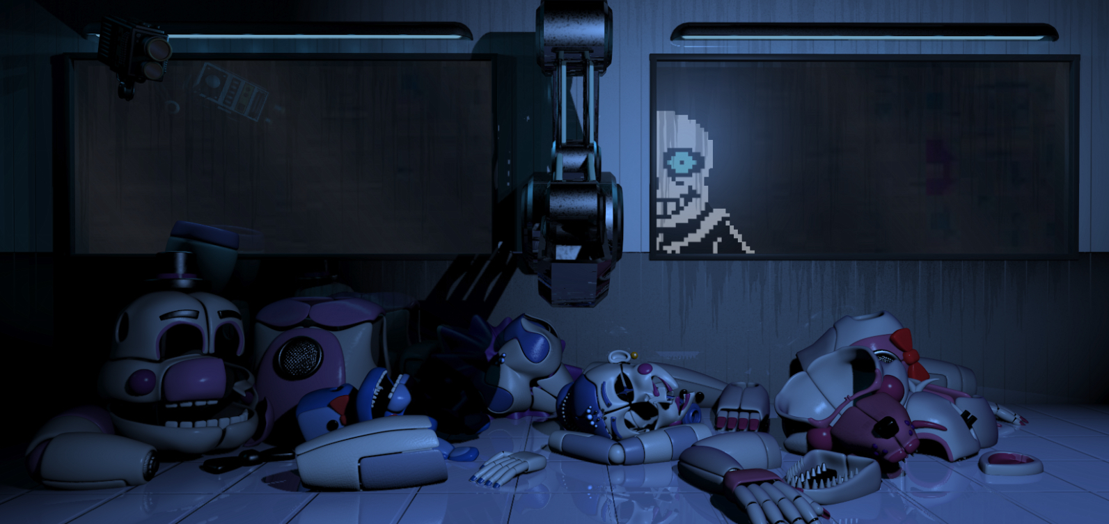Pixilart - the real ending of Sister Location uploaded by RupertTheBeast