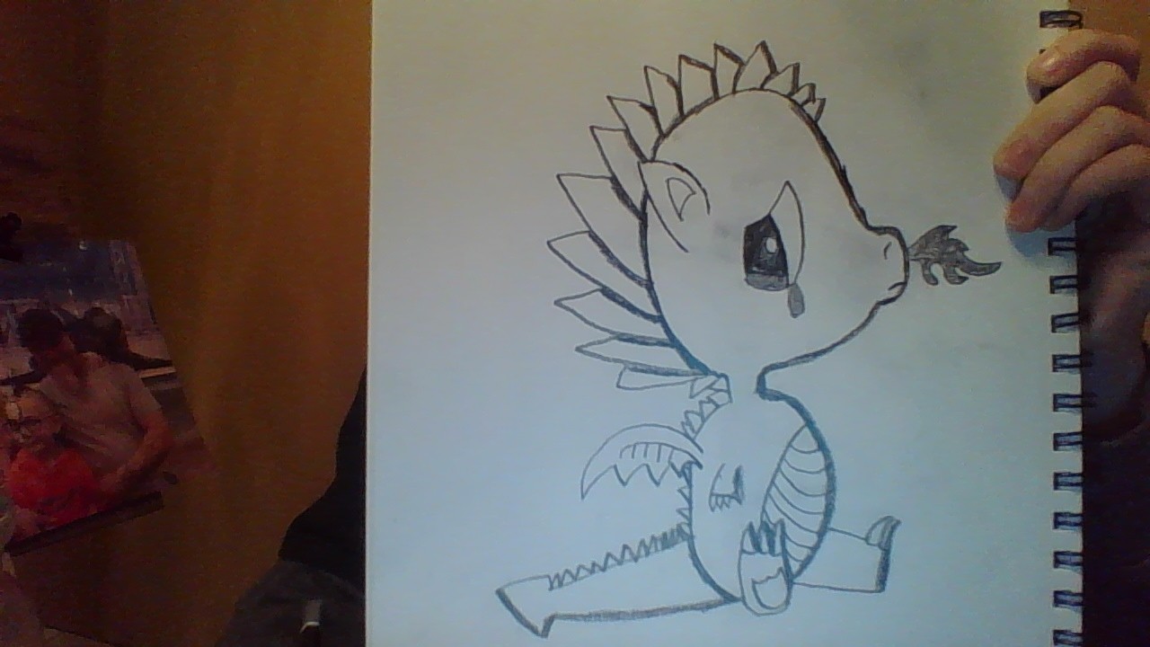 Pixilart - derpy dragon sketch uploaded by Father-Time
