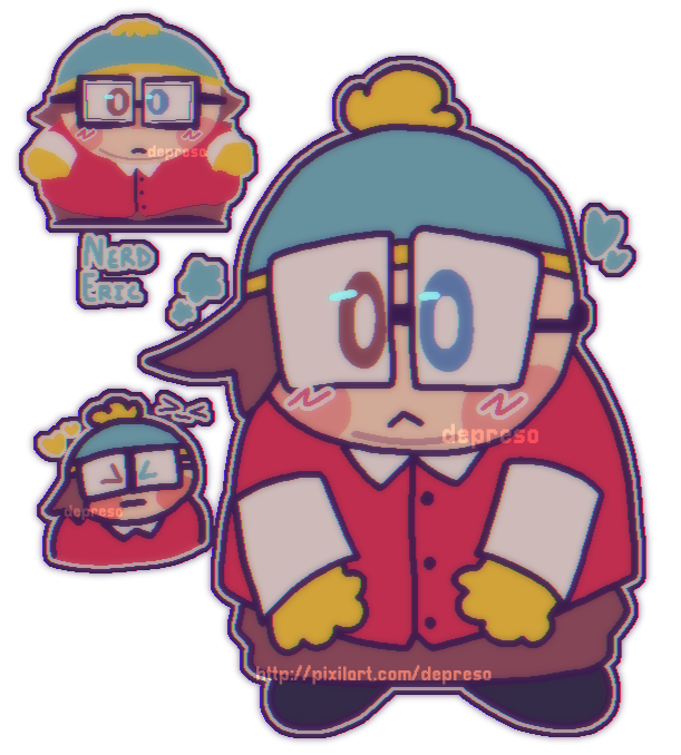 Pixilart - Nerd Cartman uploaded by Depreso