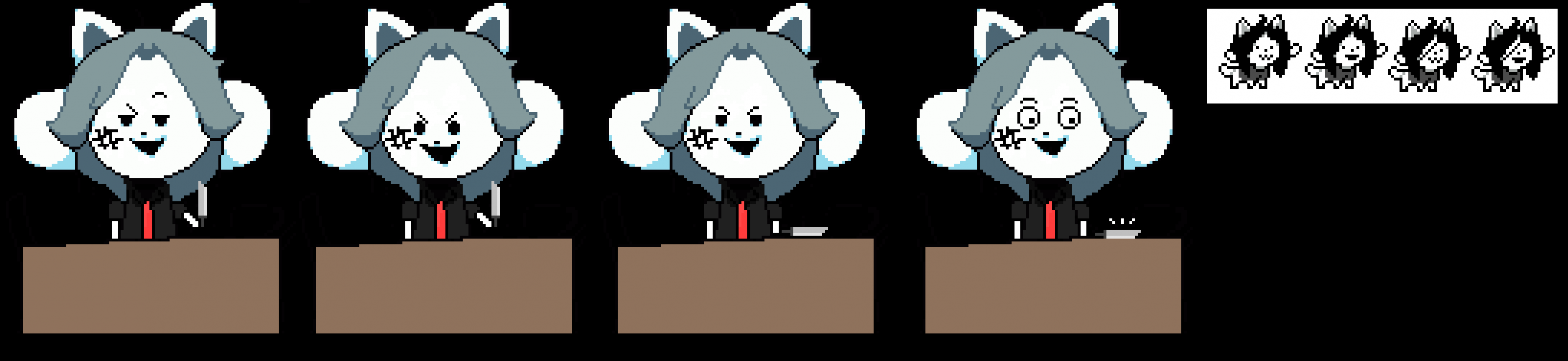 Pixilart - Mafiatale Temmie uploaded by HarmlessBleach
