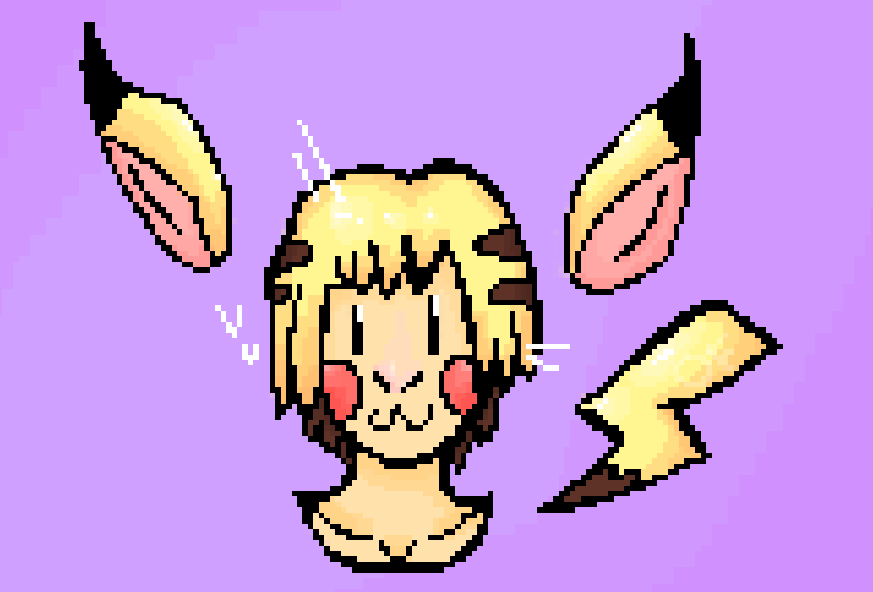 Pixilart - Oof, a Pika-Boy uploaded by FoofyOwlet