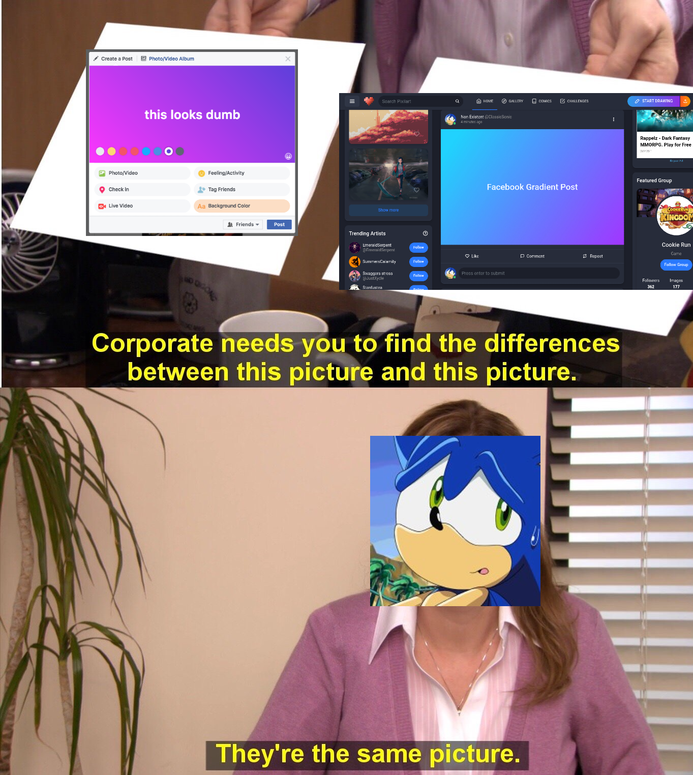 Pixilart - better meme uploaded by ClassicSonic
