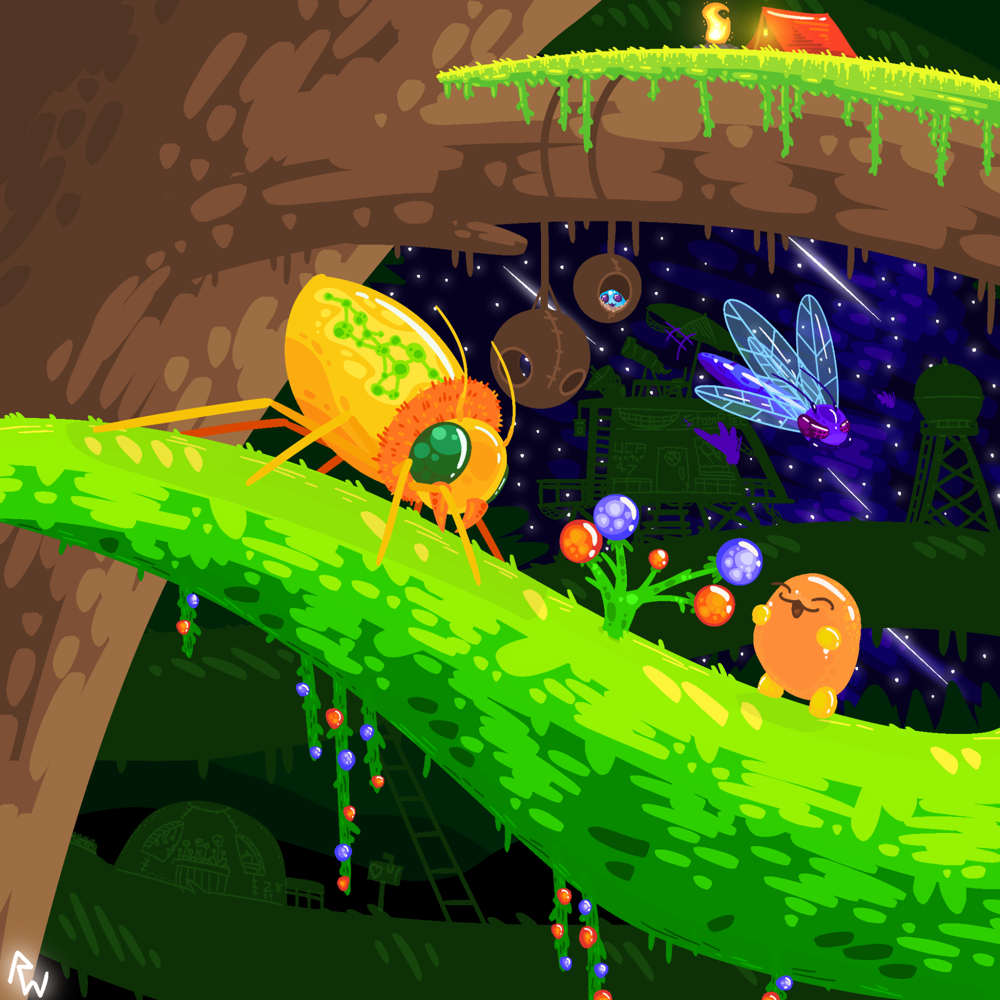 Pixilart - Outpost 47 uploaded by redwolf999