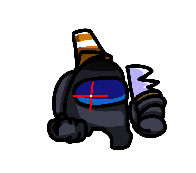 Pixilart - Black sus uploaded by stcs