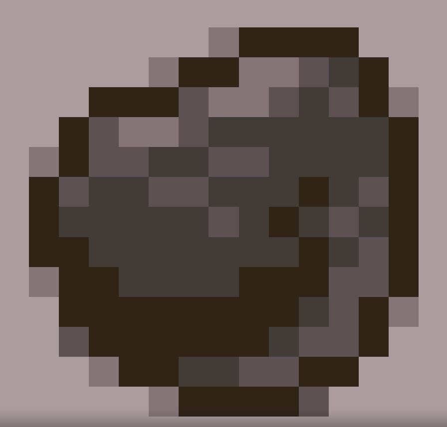 Pixilart - new coal texture uploaded by Cheddarran